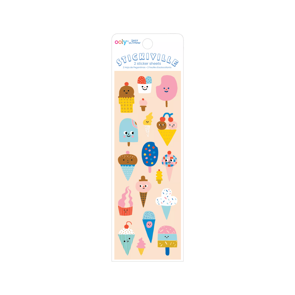 Stickiville Ice Cream Stickers - OOLY