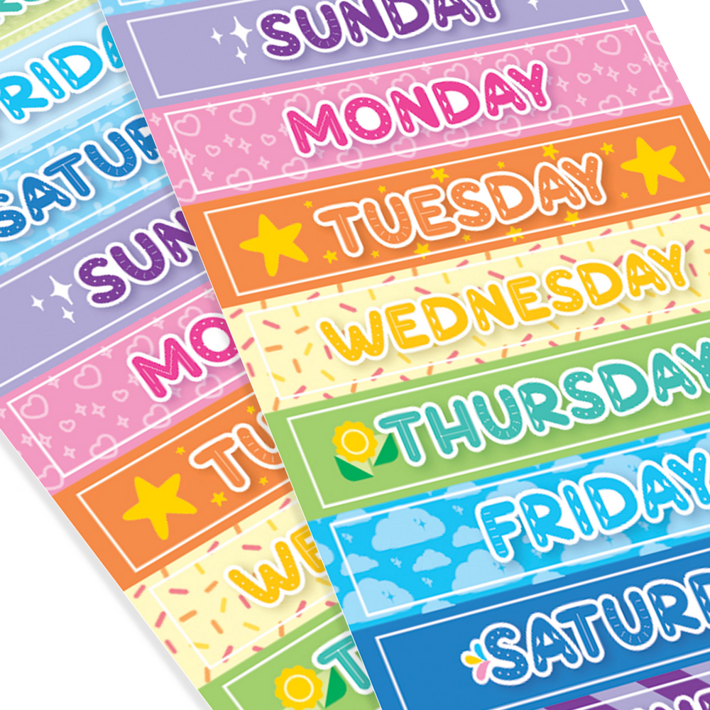 Stickiville Days of the Week Stickers - OOLY