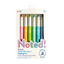 Noted! 2-in-1 Micro Fine Tip Pen and Highlighters - Set of 6 - OOLY