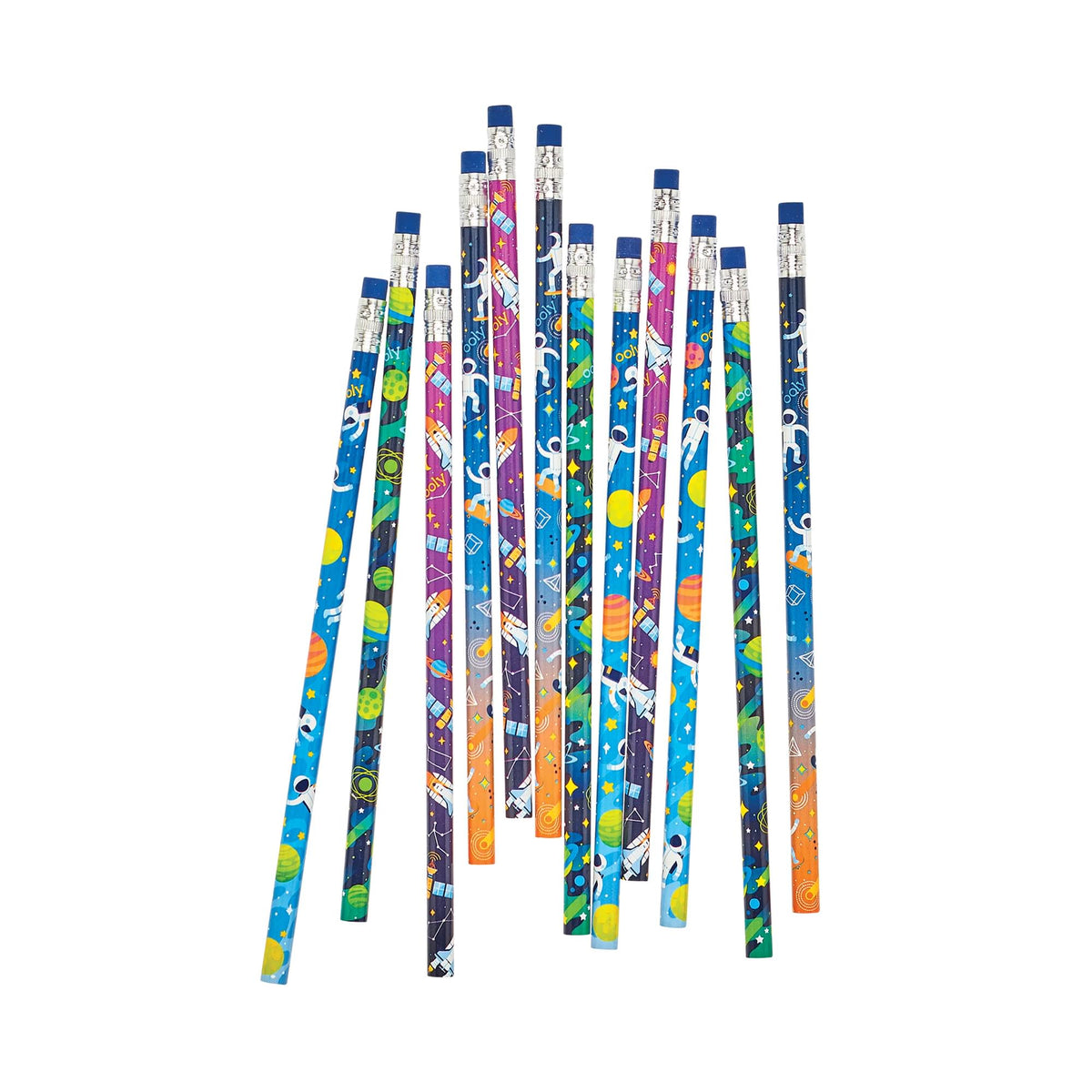 Astronaut Graphite Pencils - Set of 12 - OOLY