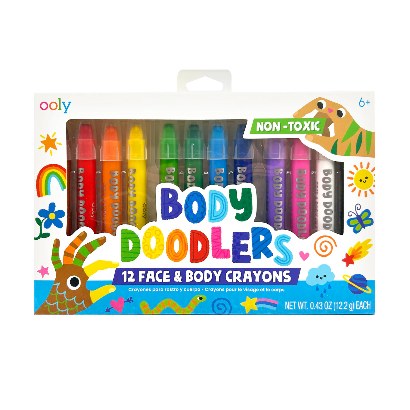 Body Doodlers - Face & Body Crayons - OOLY