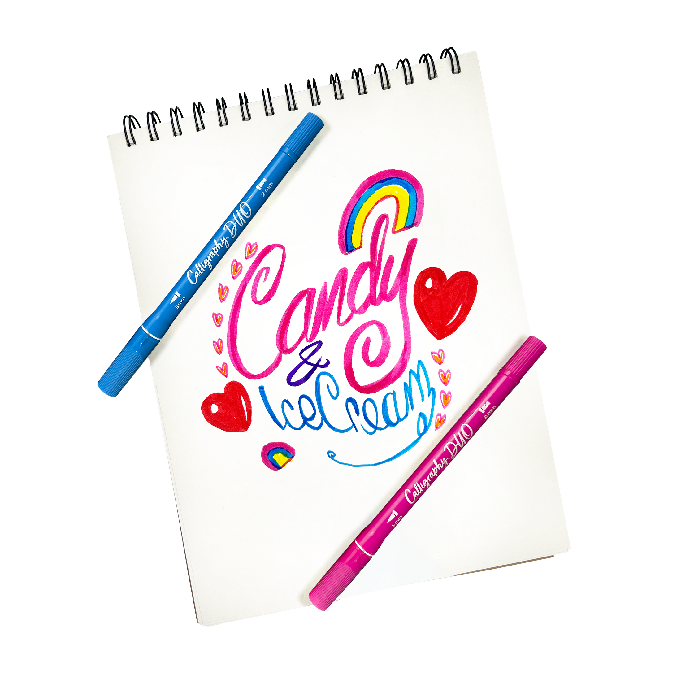 Calligraphy Duo Double-Ended Markers - Set of 12 - OOLY