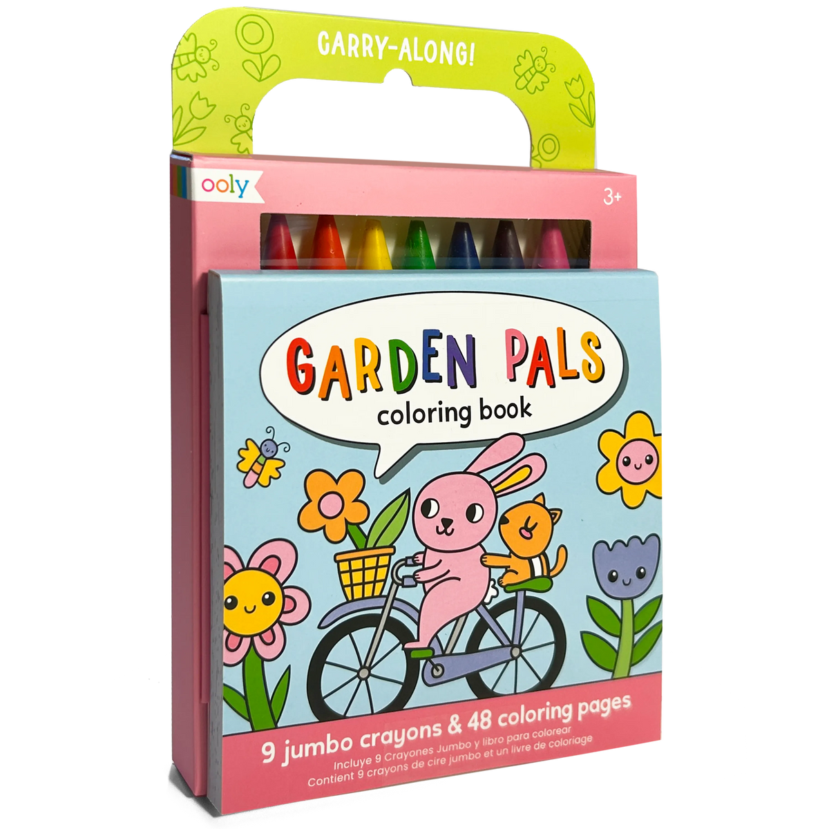 Carry Along! Coloring Book and Crayon Set - Garden Pals - Set of 9 ...