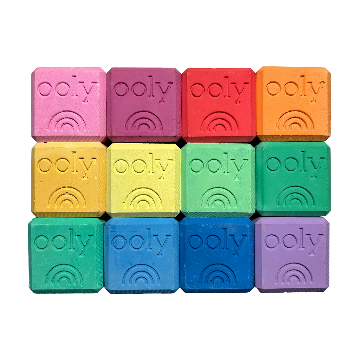 Chalk-O-Rama Block Sidewalk Chalk - Set of 12 - OOLY