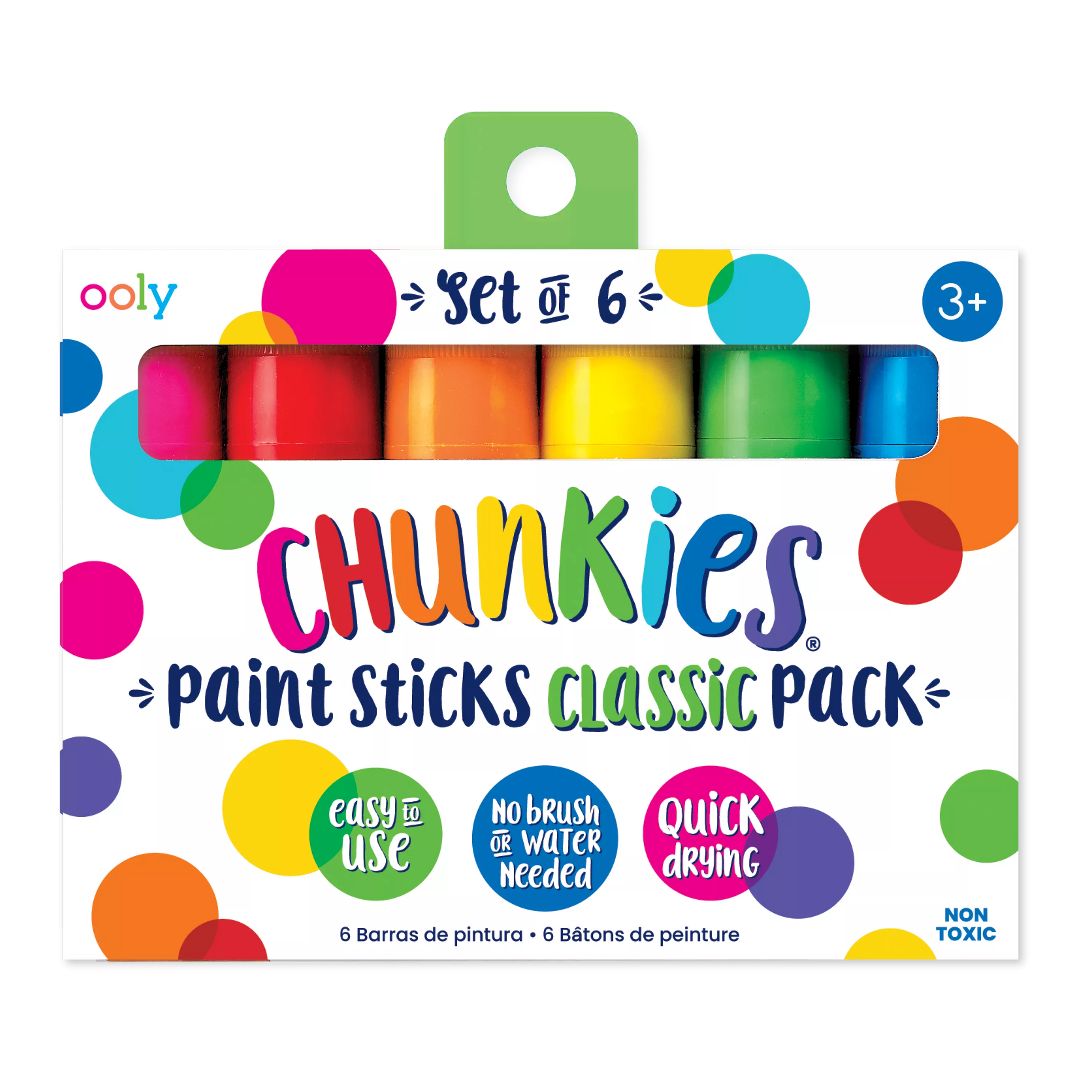 Chunkies Paint Sticks - Classic Pack - Set of 6 - OOLY