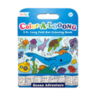 Color-a-Looong Fold Out Giant Coloring Page - Ocean - 5ft - OOLY