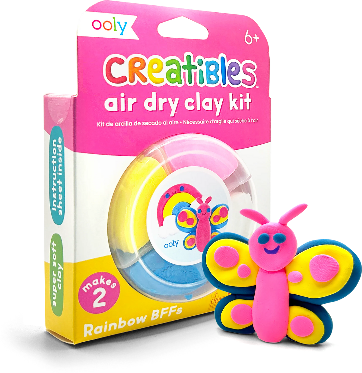 Creatibles MiniAir Dry Clay Kit - Rainbow BFFs - OOLY