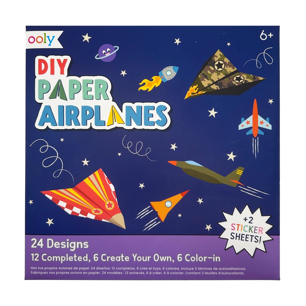 DIY Paper Airplanes Activity Kit - OOLY