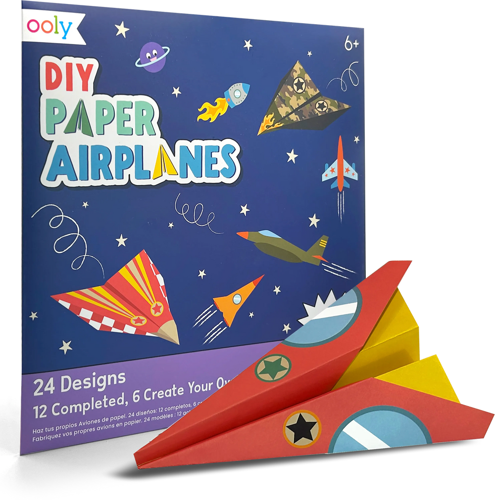 DIY Paper Airplanes Activity Kit - OOLY