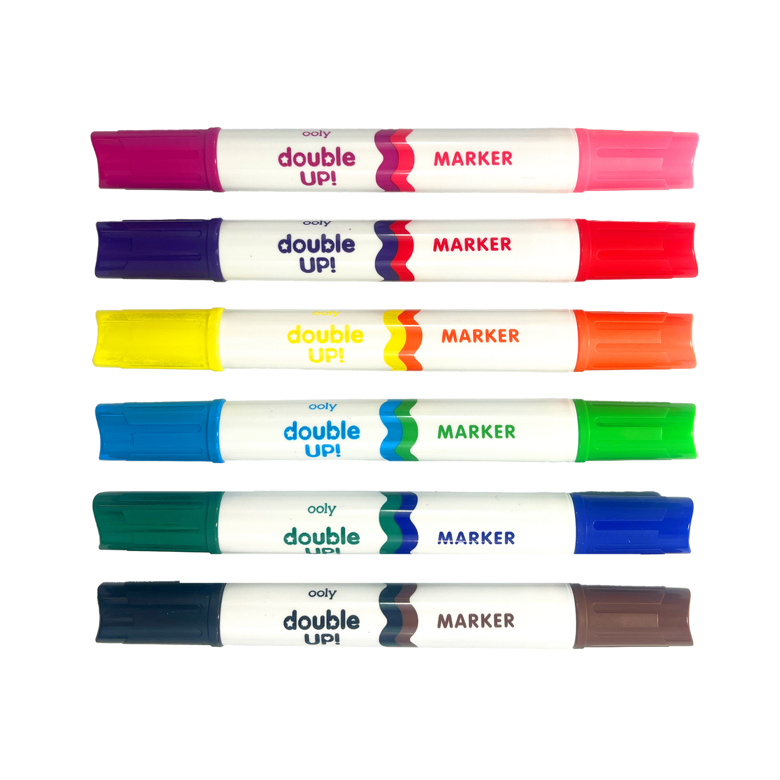 Double Up! Double-Ended Markers - Set of 6 - OOLY