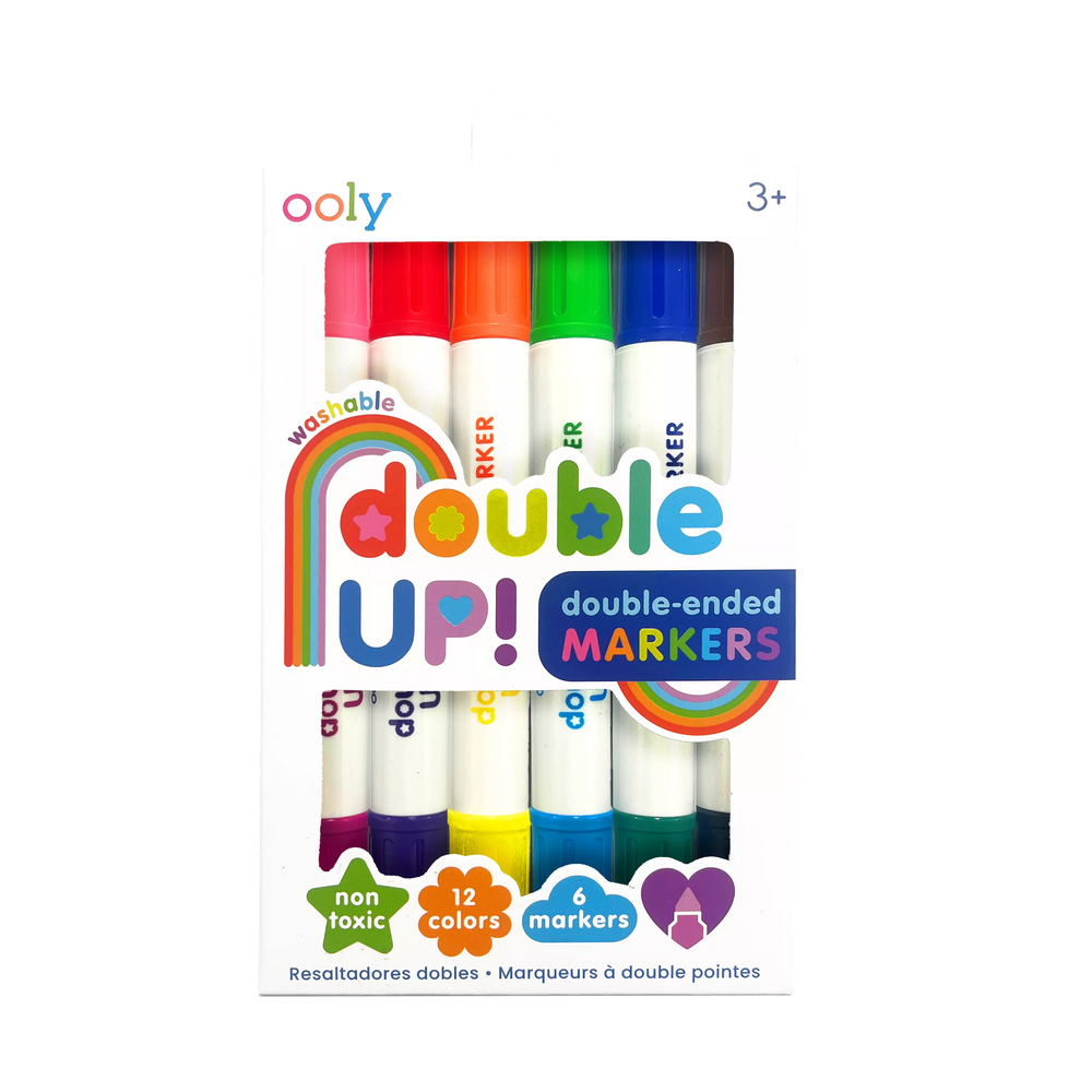 Double Up! Double-Ended Markers - Set of 6 - OOLY