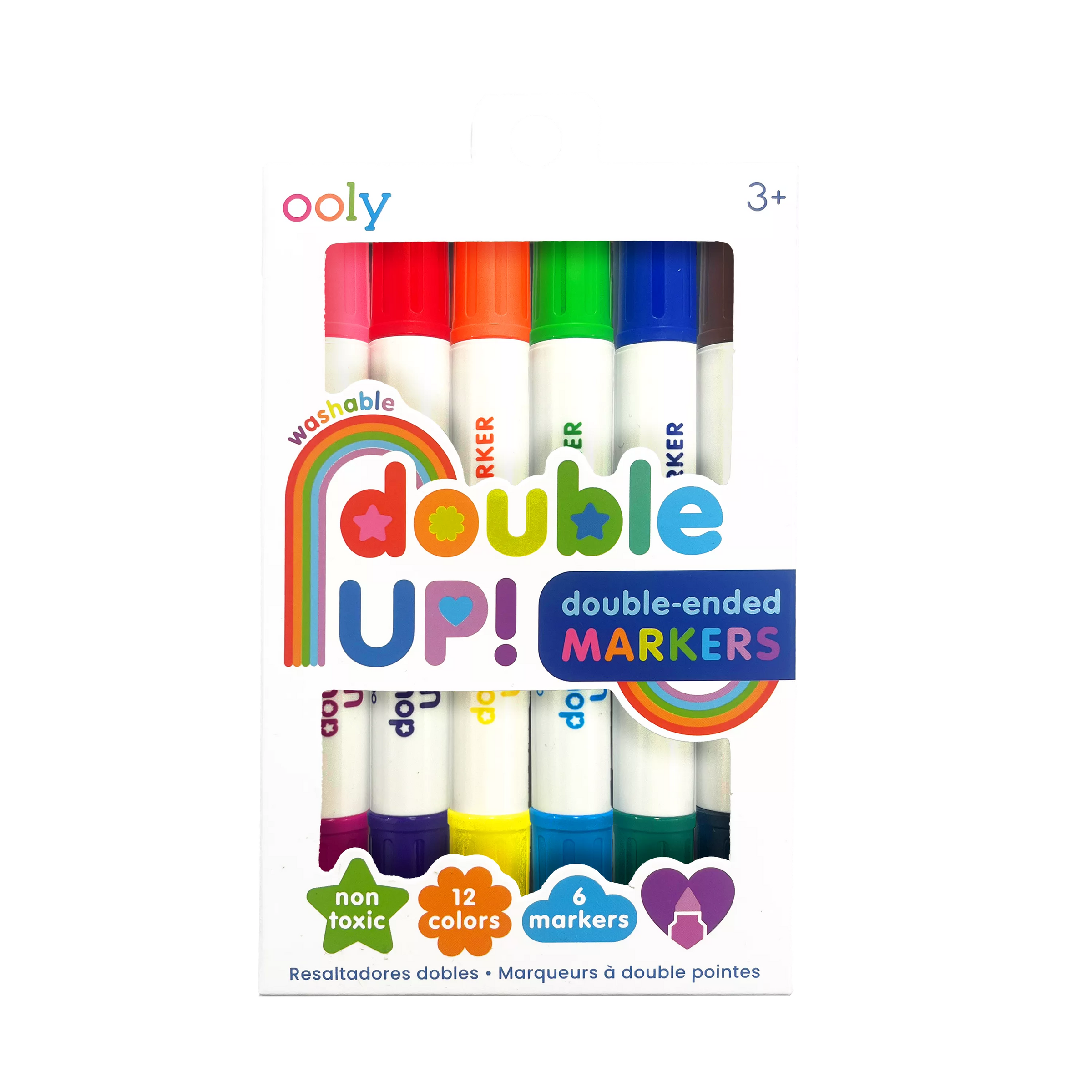 Double Up! Double-Ended Markers - Set of 6 - OOLY
