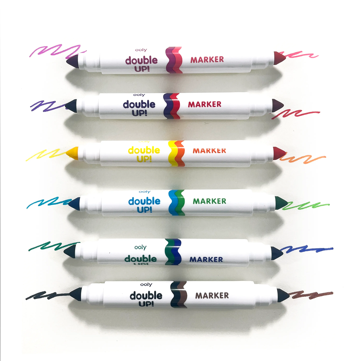 Double Up! Double-Ended Markers - Set of 6 - OOLY