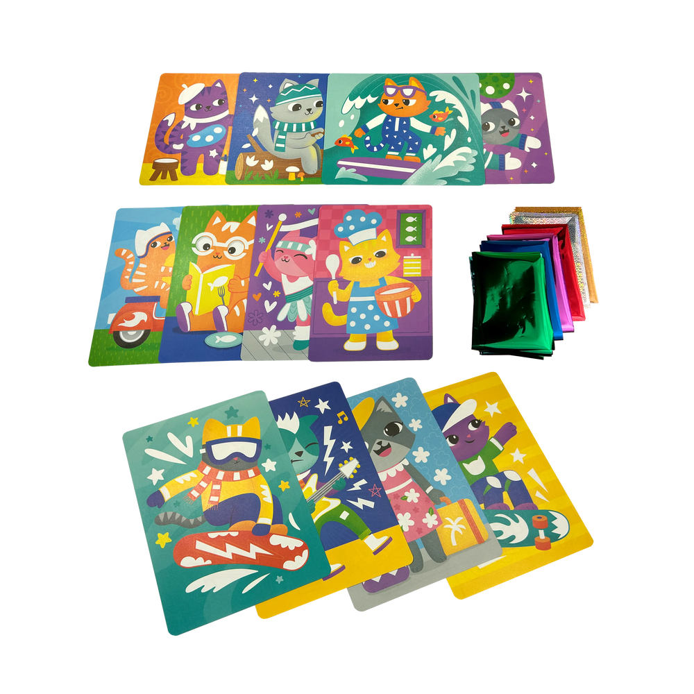 Foil-tastic Foil Art & Coloring Set - Whimsical World