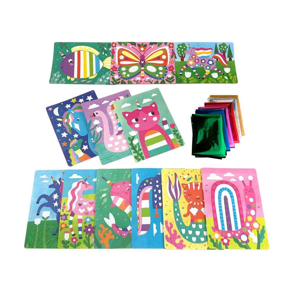 Foil-tastic Foil Art & Coloring Set - Whimsical World - OOLY