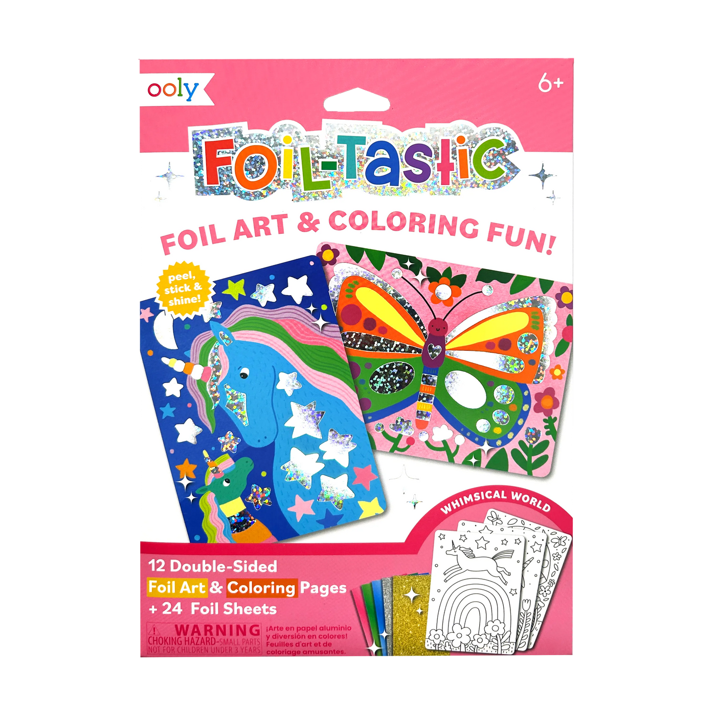Foil-tastic Foil Art & Coloring Set - Whimsical World - OOLY