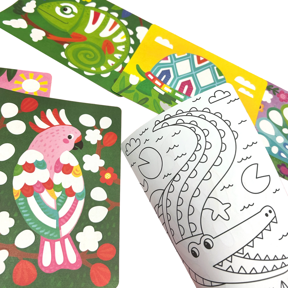 Foil-tastic Foil Art & Coloring Set - Awesome Animals - OOLY