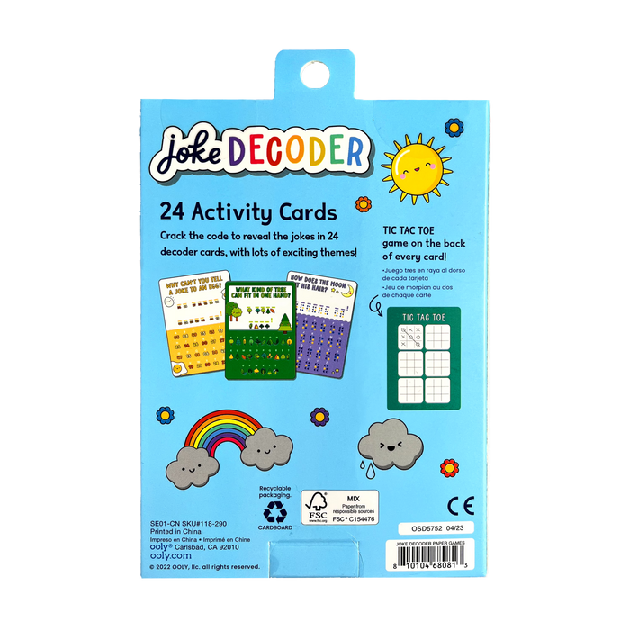 Joke Decoder Activity Cards - OOLY