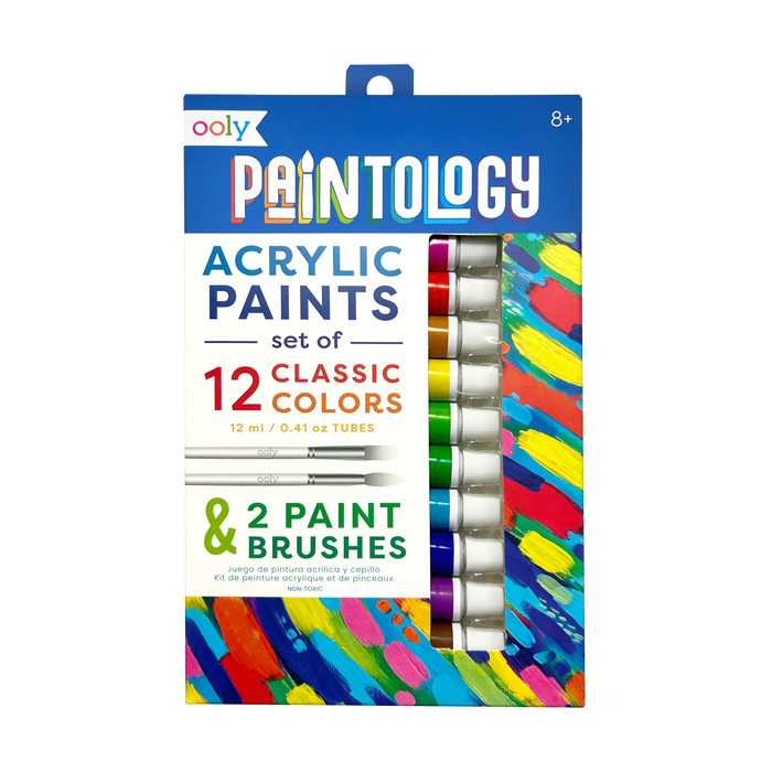 Paintology Acrylic Paint Set - Classic Colors - OOLY