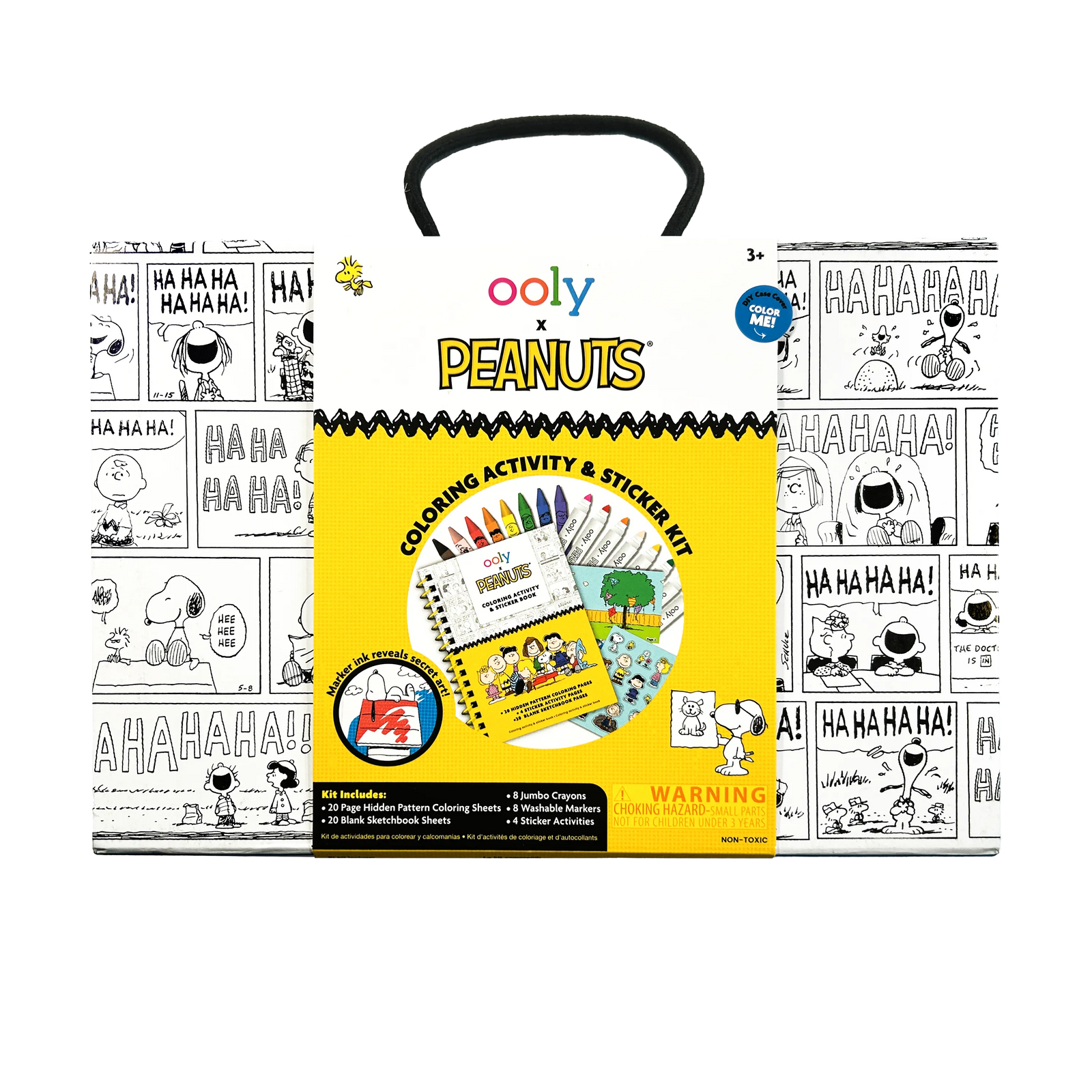 OOLY x Peanuts Coloring Activity & Sticker Kit