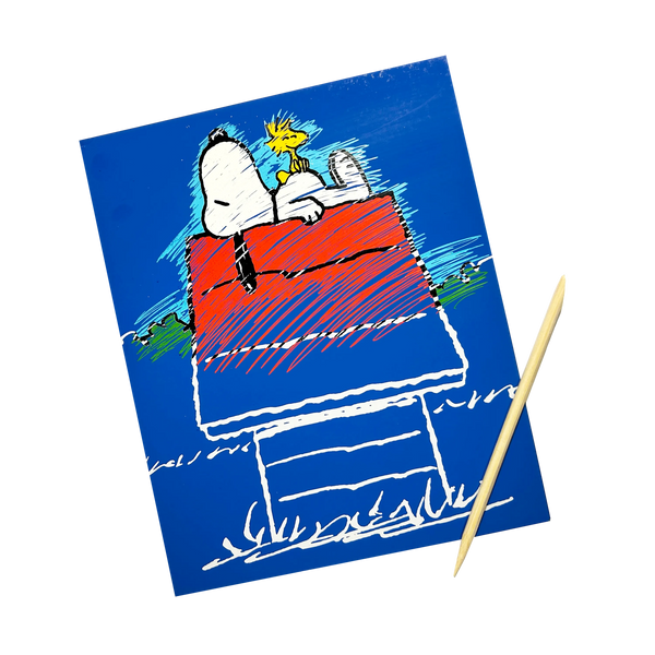 OOLY x Peanuts Scratch Art Kit