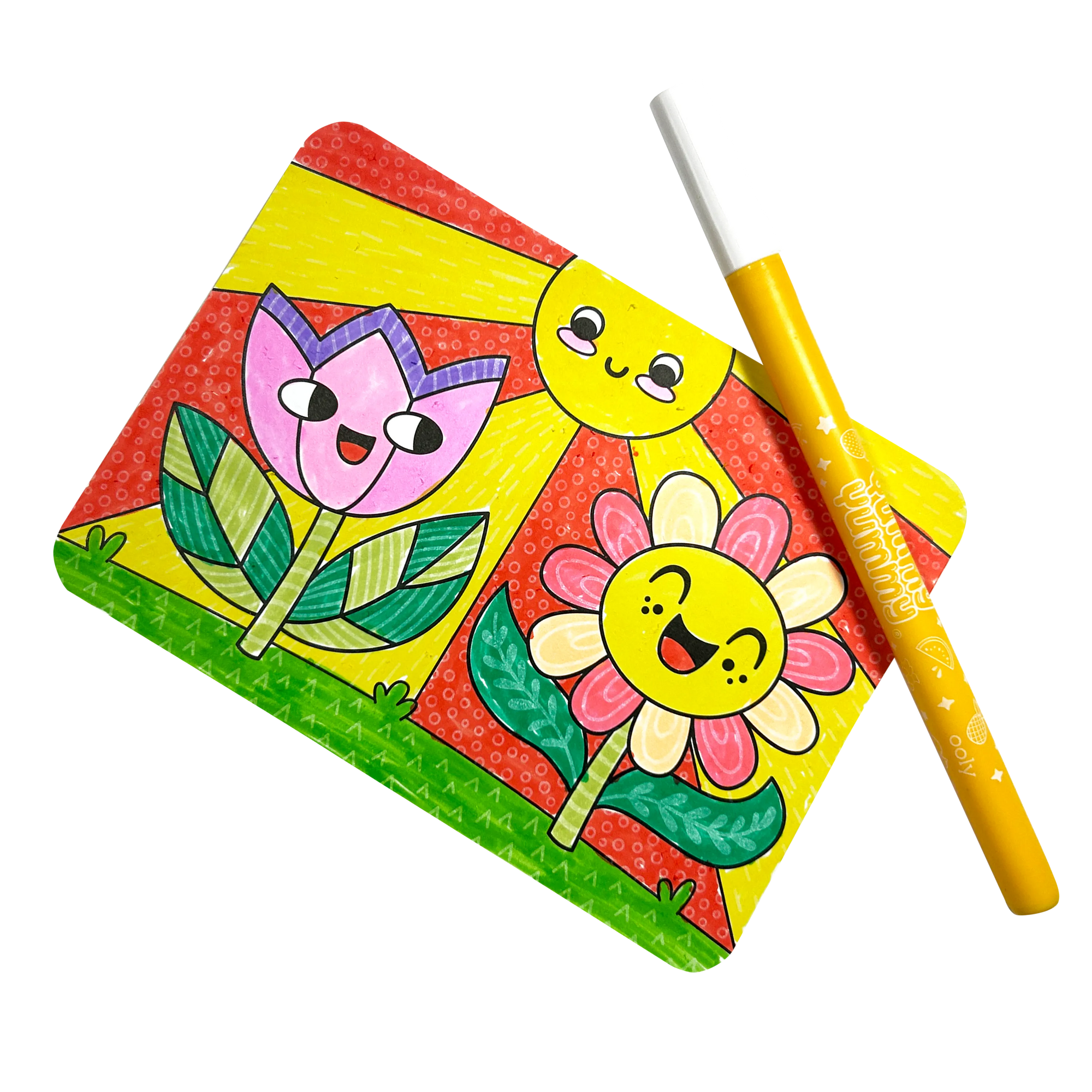 Undercover Art Hidden Pattern Coloring Activity Art Cards - Garden Pals ...