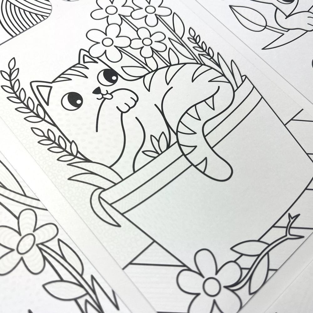 Undercover Art Hidden Pattern Coloring Activity Art Cards - Smitten ...