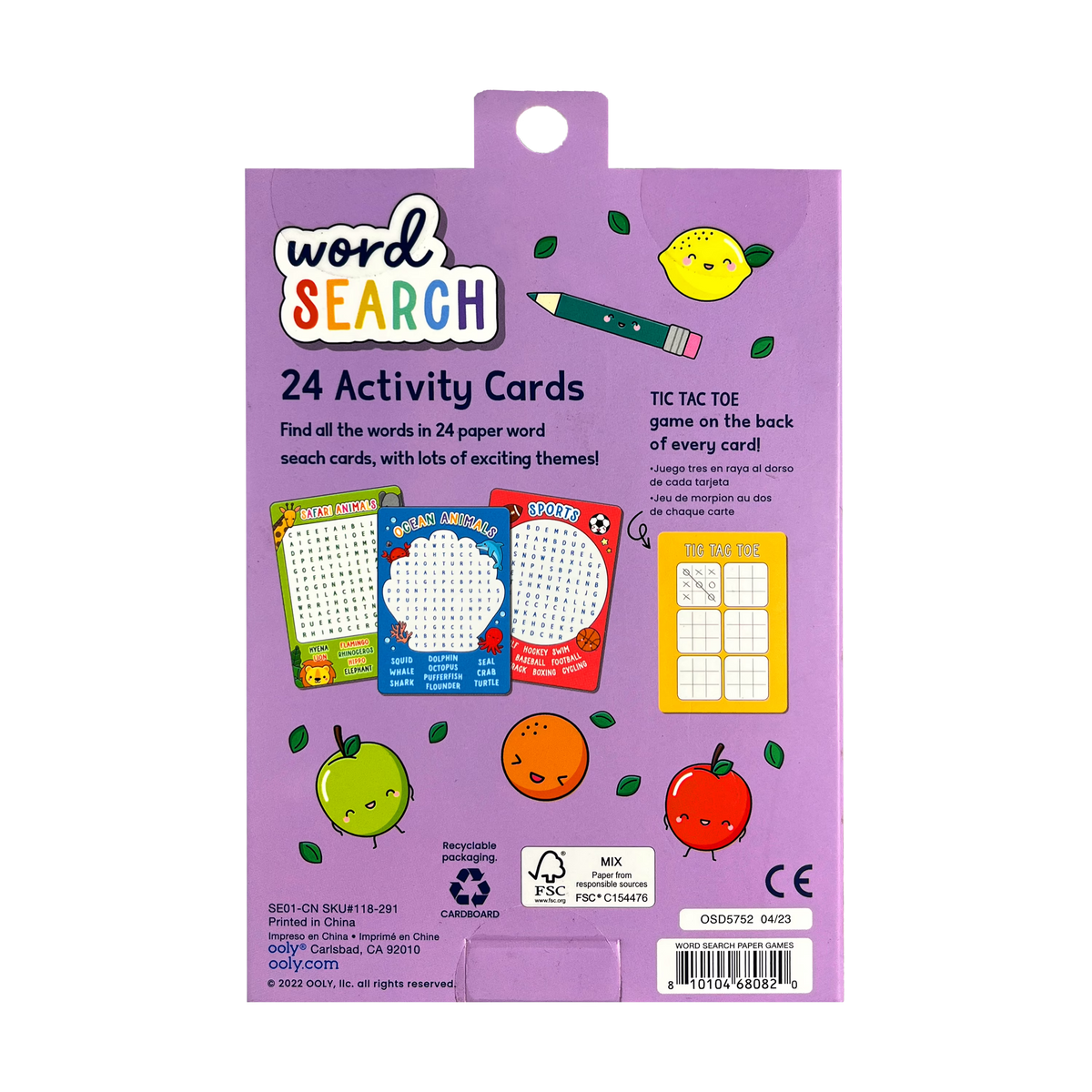 Word Search Activity Cards - OOLY
