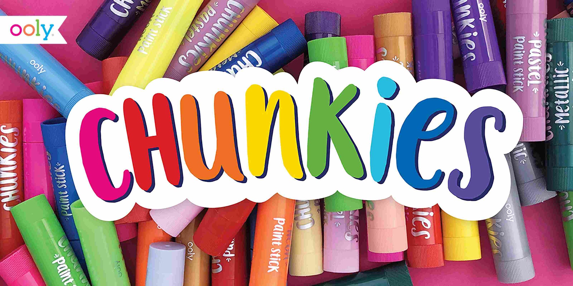 Chunkies Paint Sticks - Metallic Pack - Set of 6 - OOLY