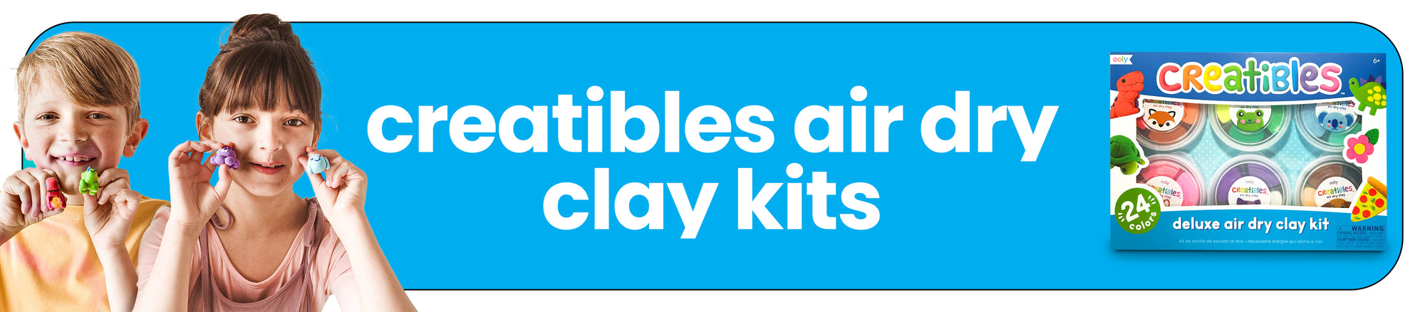 Creatibles Air Dry Clay Kits