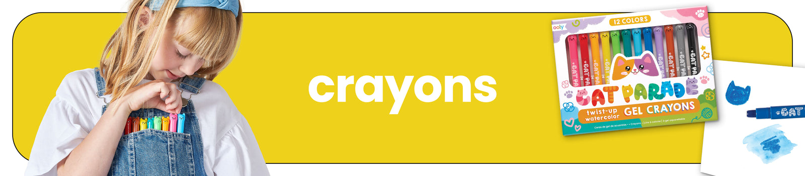 Coloring Crayons: Scented, Twistable, Gel, Sets & More! - OOLY