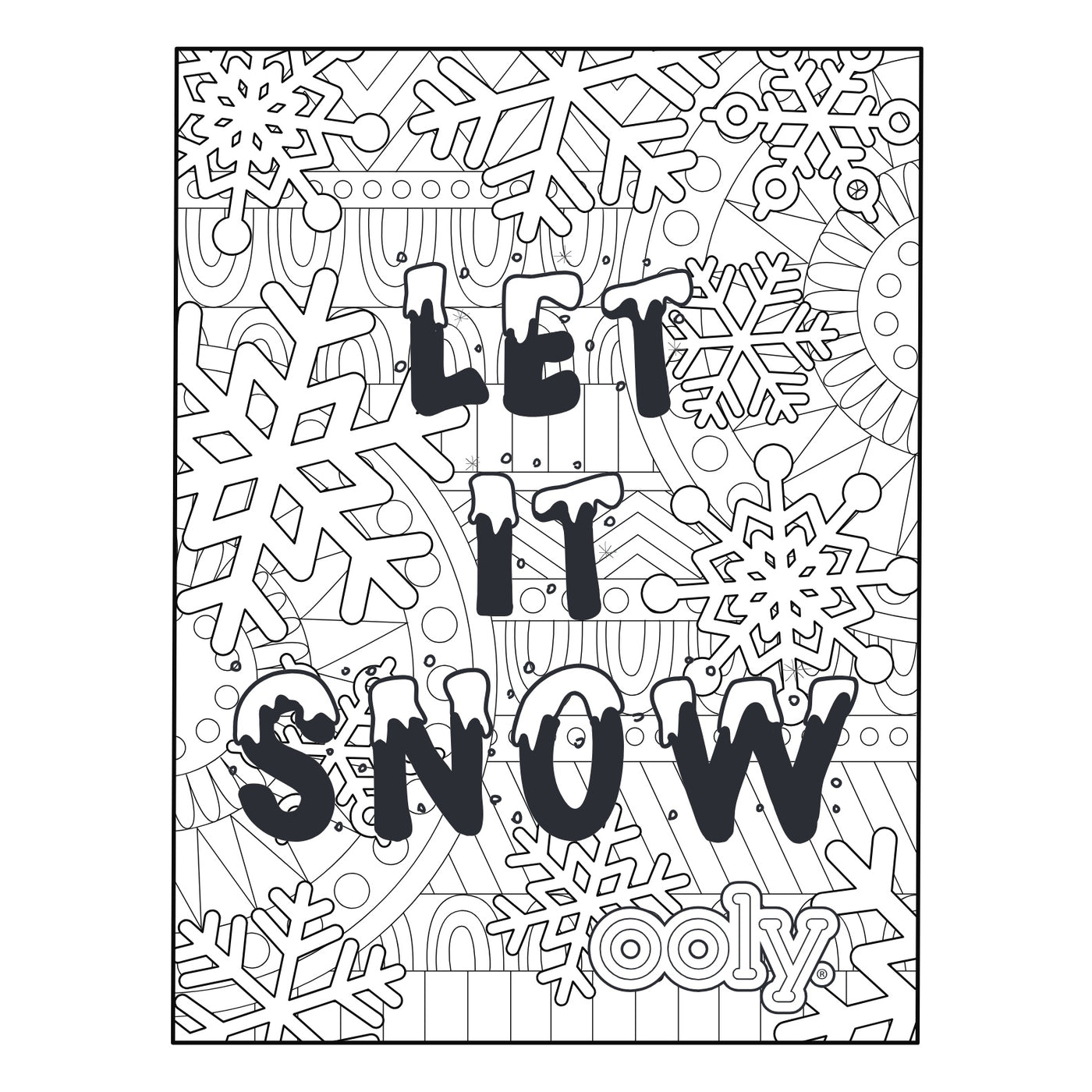 Cute Holiday Free Coloring Pages | Christmas, Hanukkah | OOLY.com