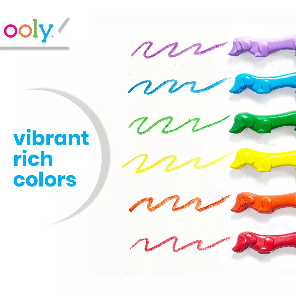 Pawsome Pups Dog Crayons - Set of 6 - OOLY