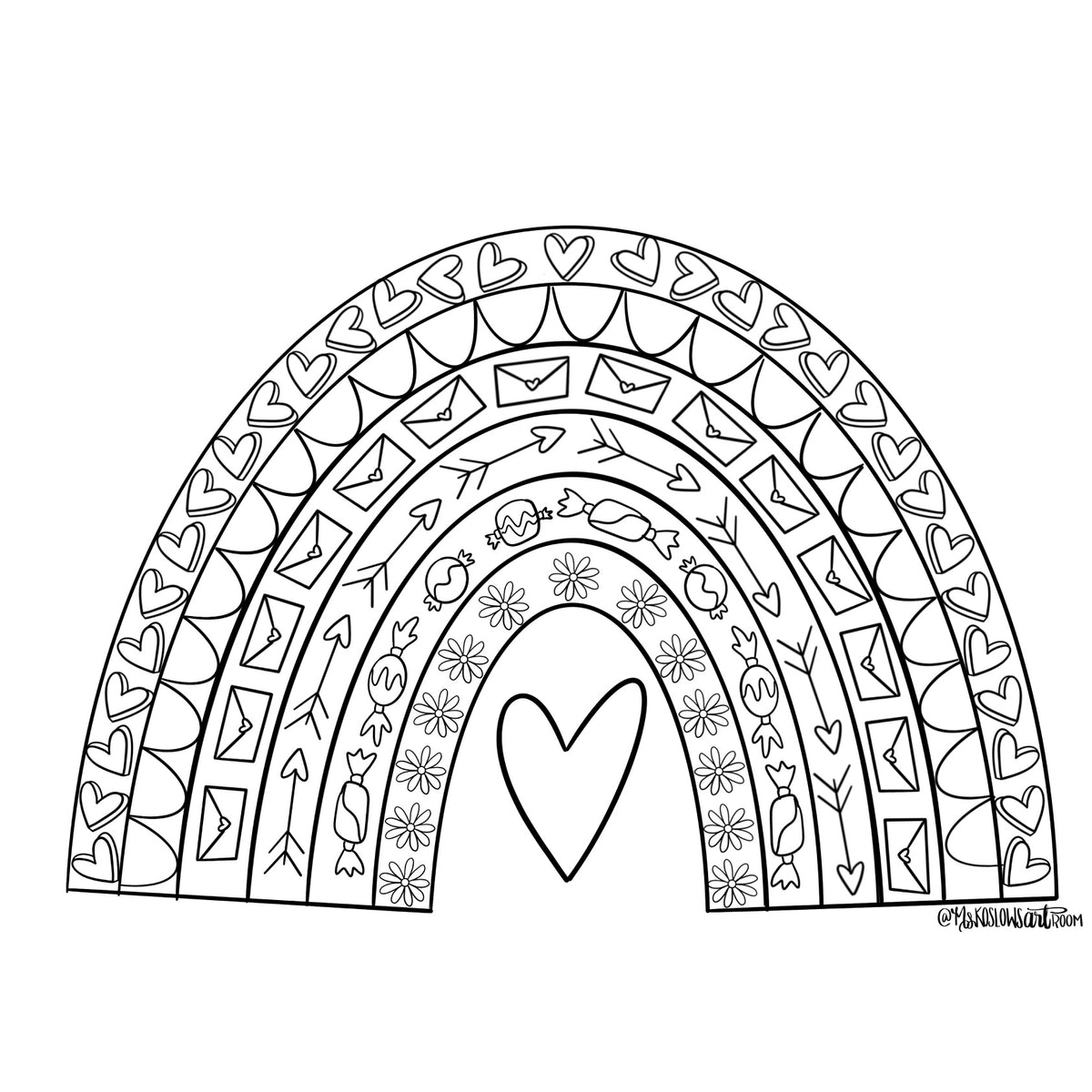 Cute Valentines Free Coloring Pages | Fun Valentine's Crafts