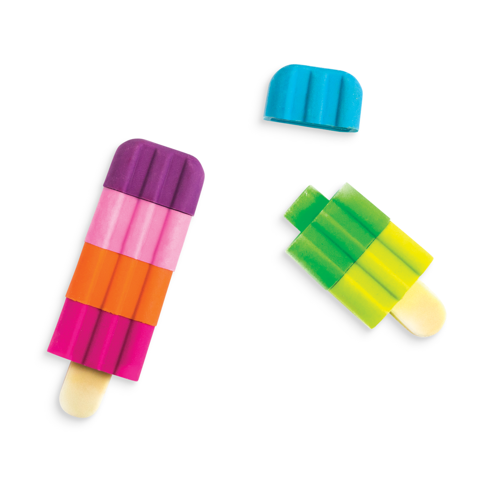 Icy Pops Scented Puzzle Erasers - OOLY