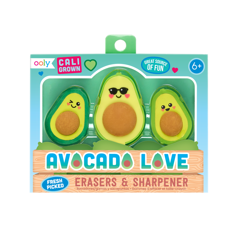 Avocado Love Eraser and Sharpener - OOLY