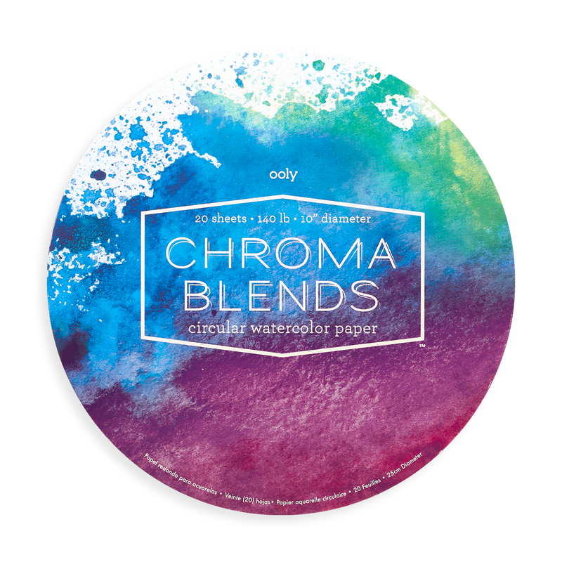 Chroma Blends Circular Watercolor Paper - OOLY