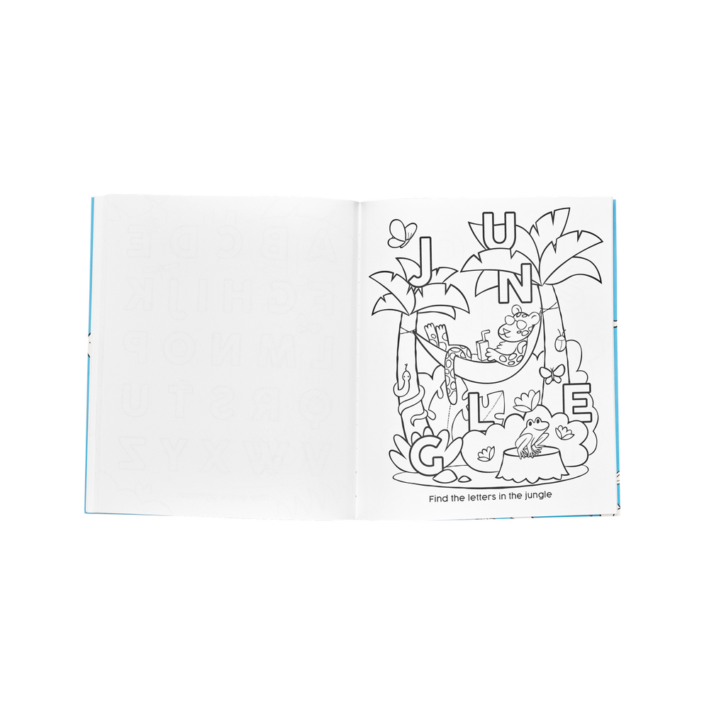 ABC: Amazing Animals Toddler Coloring Book - 31 Pages - OOLY