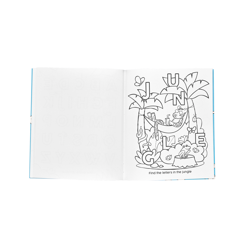 ABC: Amazing Animals Toddler Coloring Book - 31 Pages - OOLY