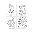 123: Shapes + Numbers Toddler Coloring Book - OOLY