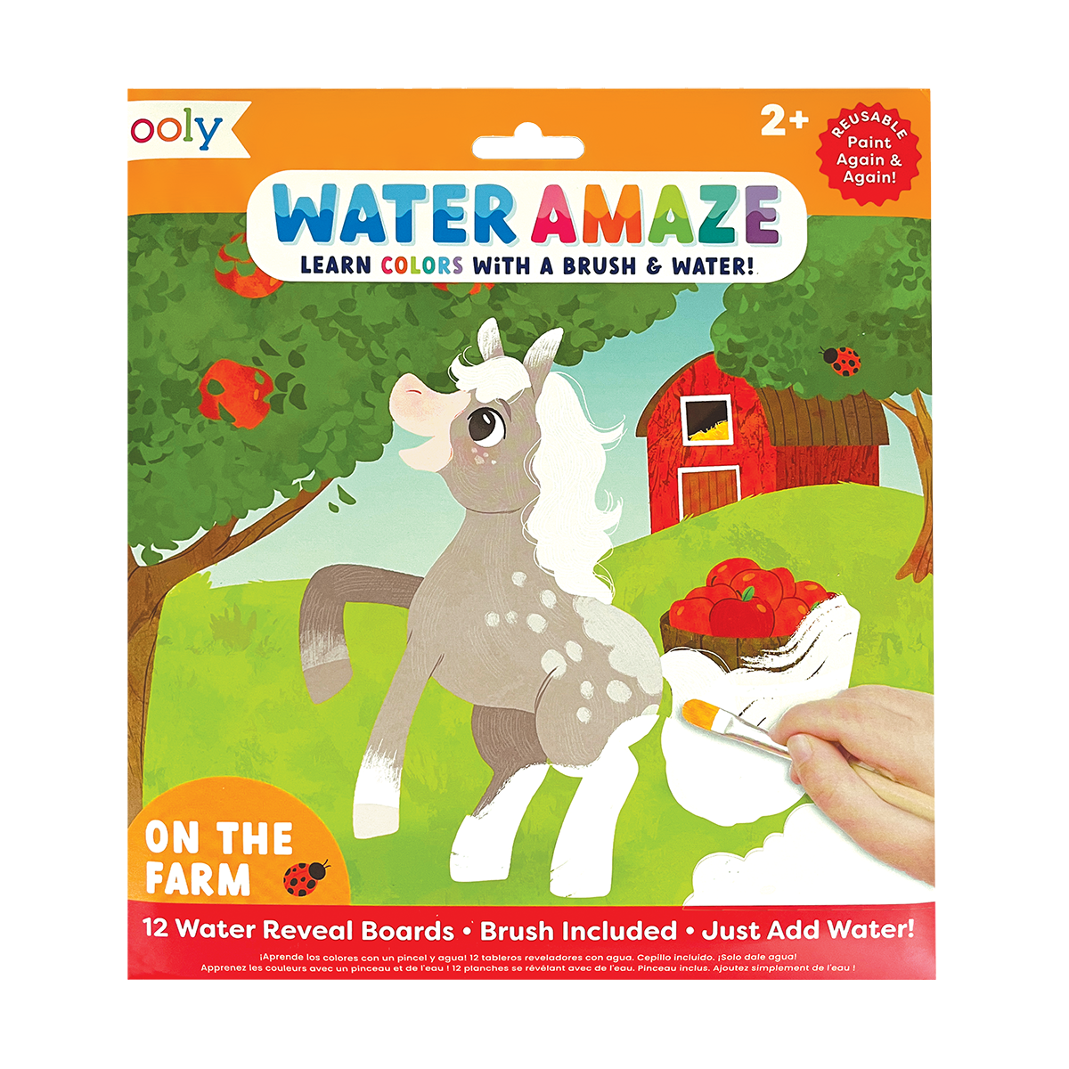 Water Amaze Water Reveal Boards - On The Farm - OOLY