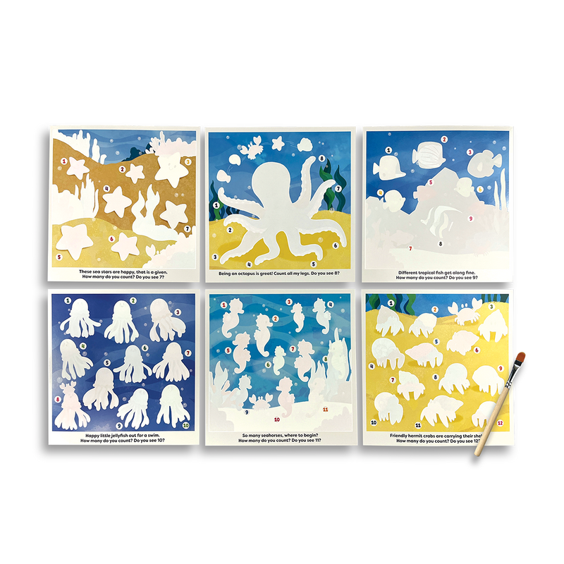 Water Amaze Water Reveal Boards - Under The Sea - OOLY