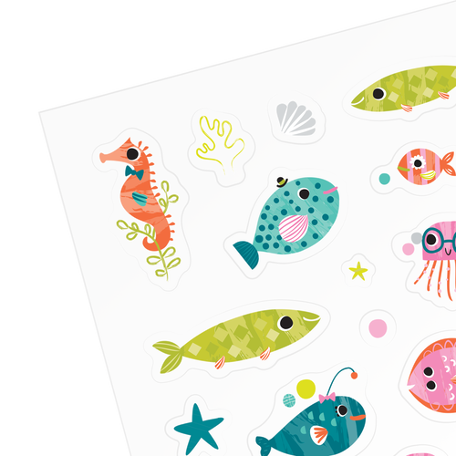 Stickiville Ocean Buddies Stickers - Vinyl - OOLY