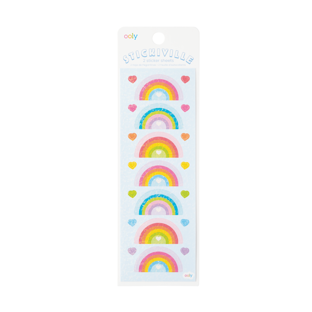 Stickiville Rainbow Love Stickers - OOLY
