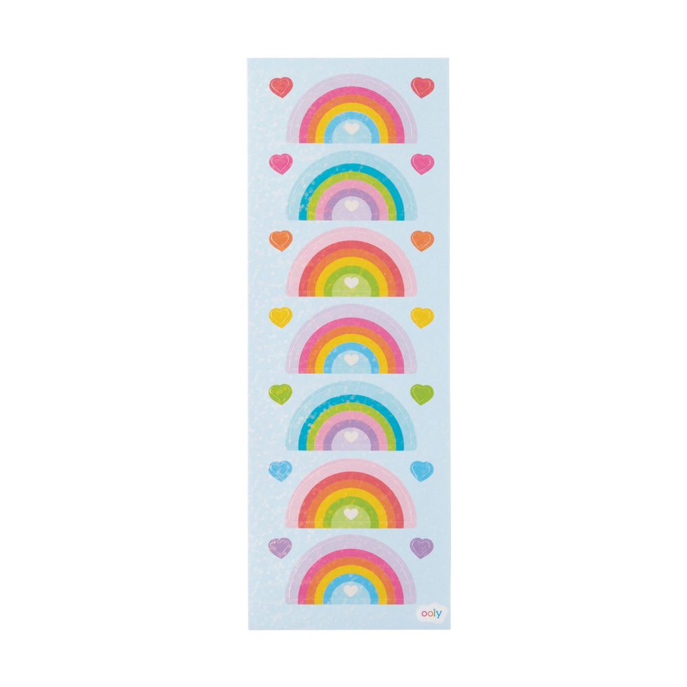 Stickiville Rainbow Love Stickers - OOLY