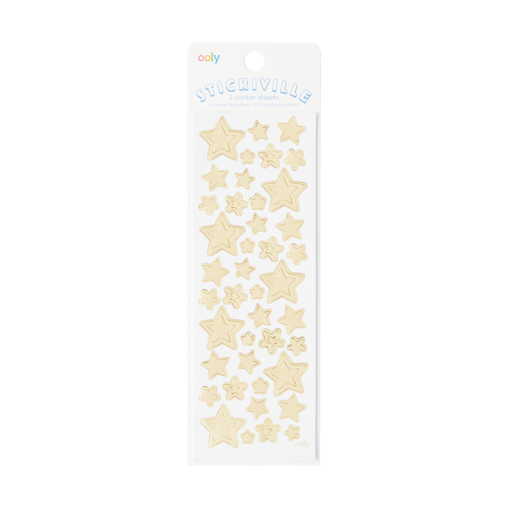 Stickiville Gold Stars Stickers - OOLY