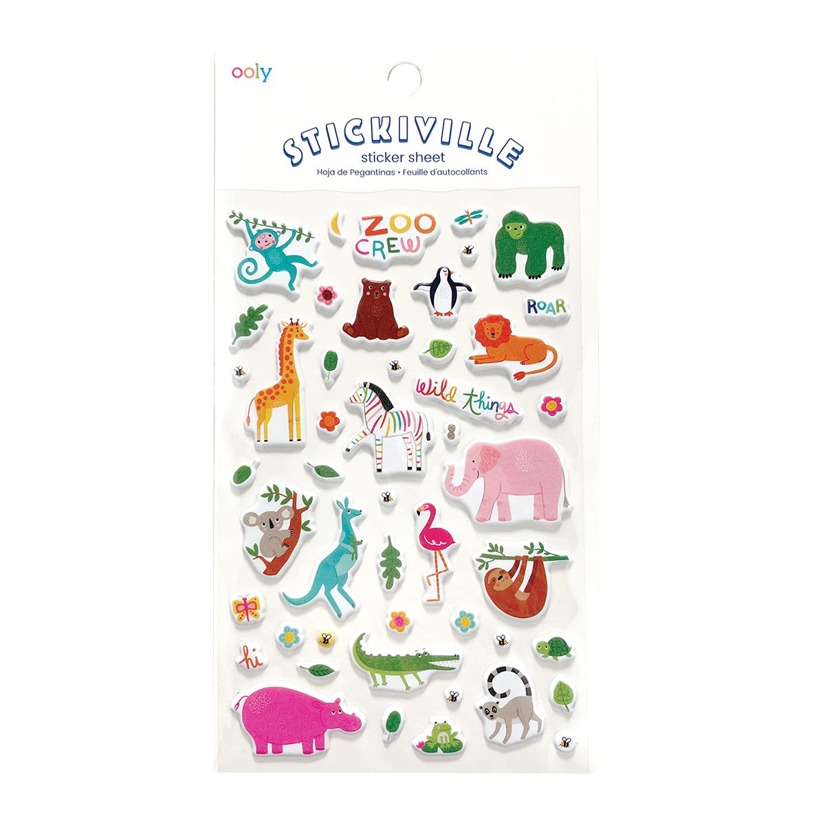 Stickiville Zoo Crew Stickers - OOLY