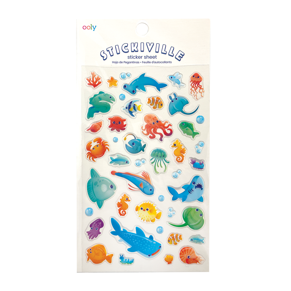 Stickiville Blue Ocean Stickers - OOLY