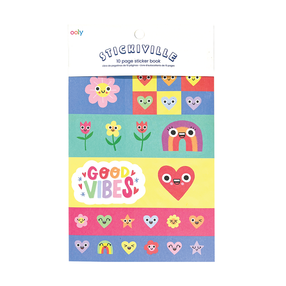 Stickiville Rainbow Hearts Stickers - OOLY