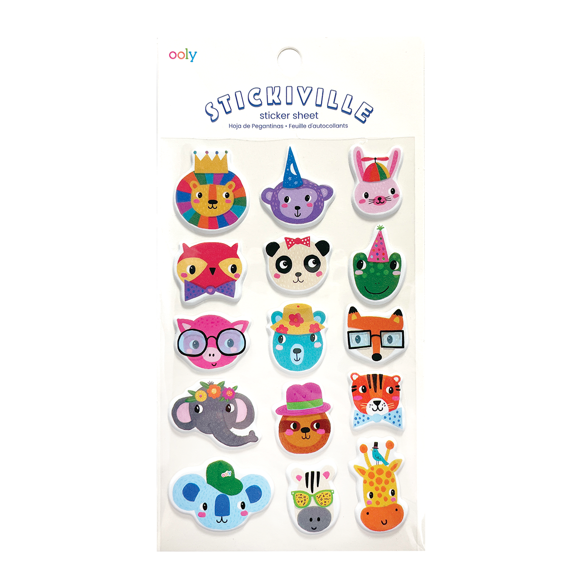 Stickiville Party Animals Stickers - OOLY
